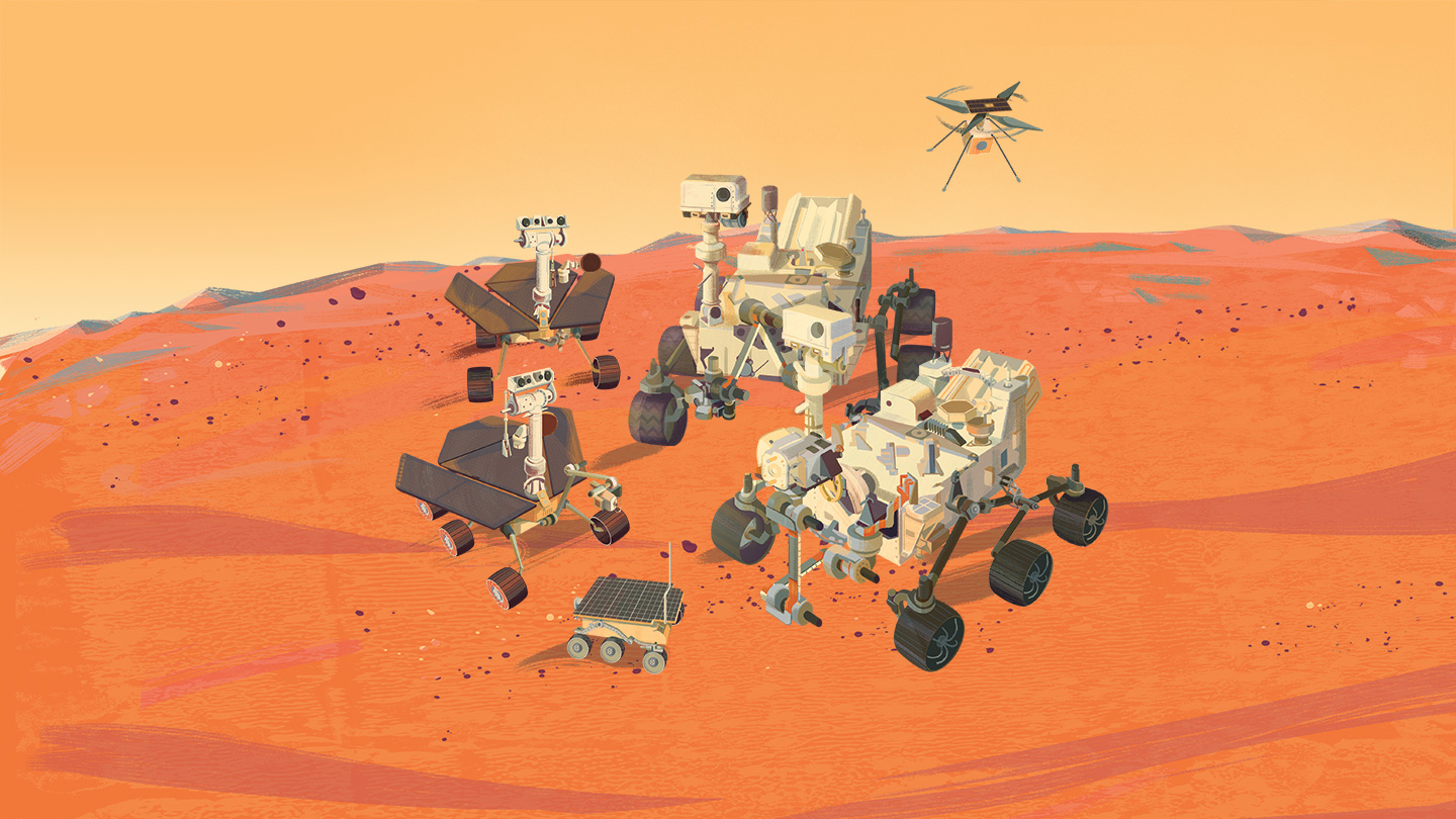 How Mars rovers have evolved in 25 years of exploring the Red Planet ...
