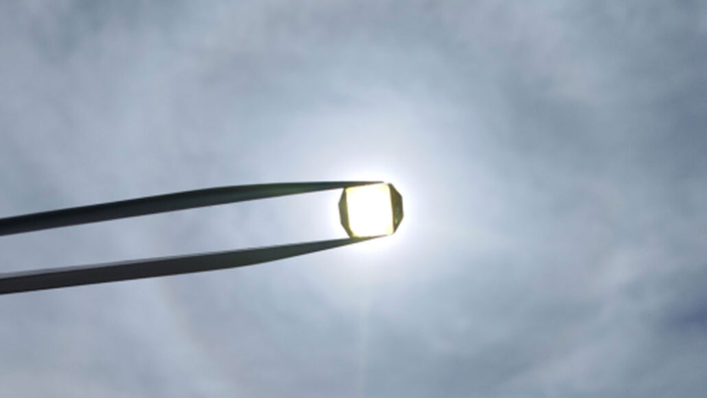 This environmentally friendly quantum sensor runs on sunlight - Ideas ...